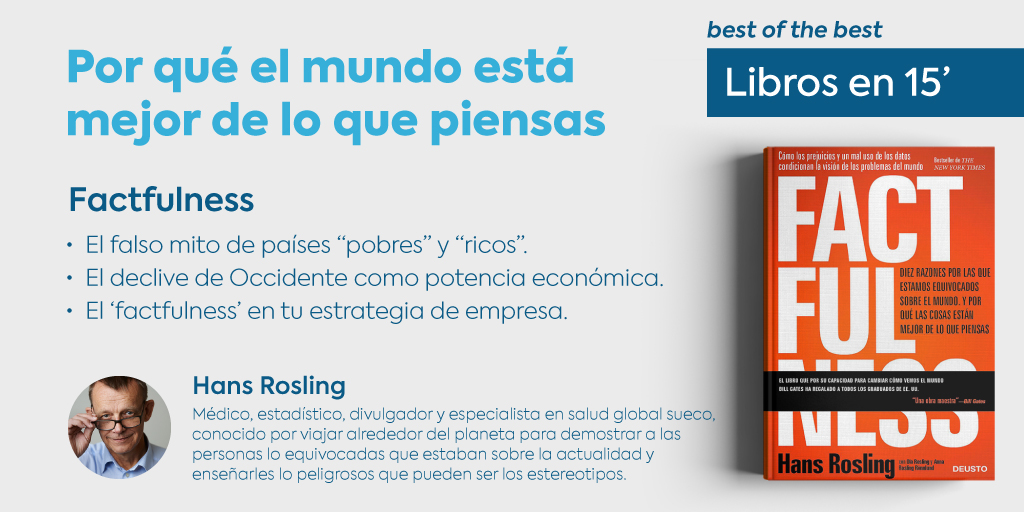 Factfulness - Libros en 15' - Manager Focus